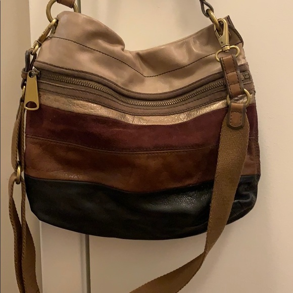 Fossil | Bags | Fossil Multicolor Leather Hobo Bag | Poshmark